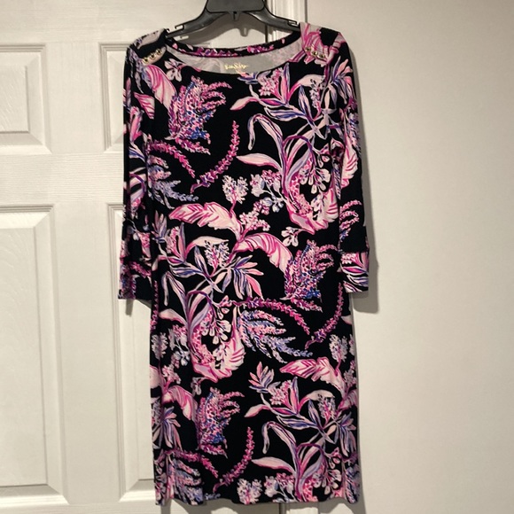 Lilly Pulitzer | Dresses | Nwt Lilly Pulitzer Sophie Dress Upf 5 Onyx ...